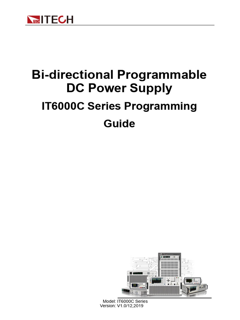 IT6000C Programming Guide | PDF | Electromagnetic Compatibility | International Electrotechnical ...