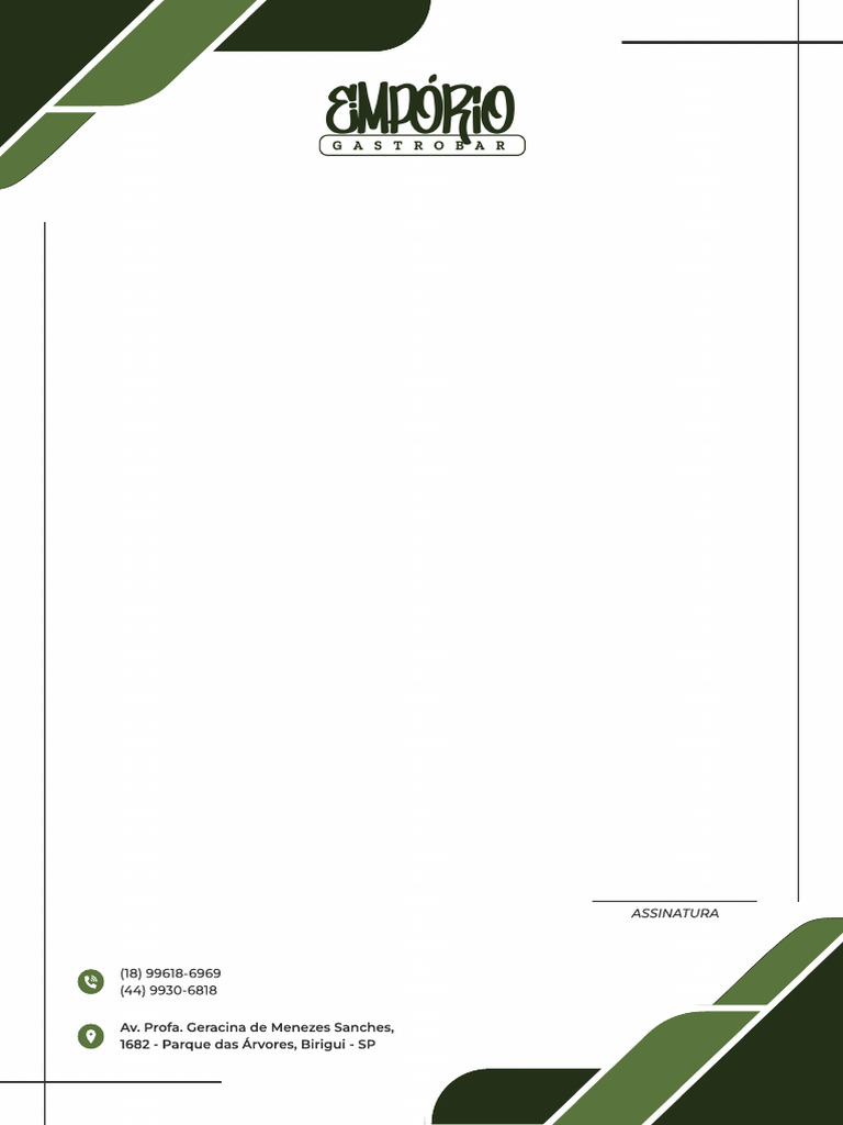 Papel Timbrado Gastrobar | PDF