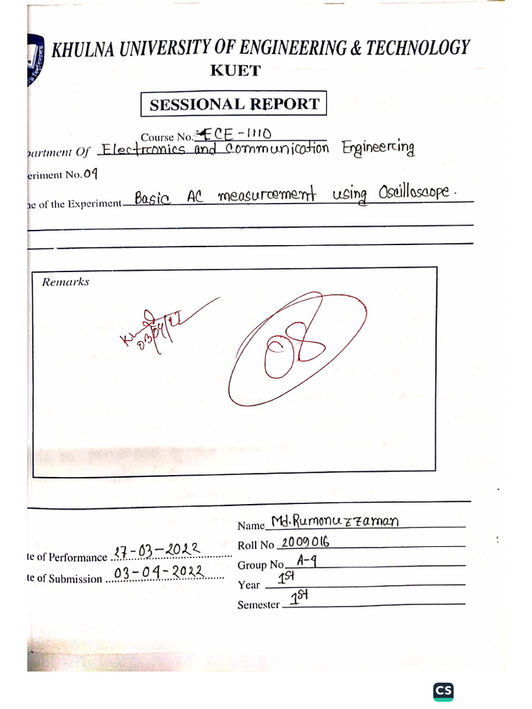 Ece Lab Report 04 | PDF Ece Lab Report 04 | PDF