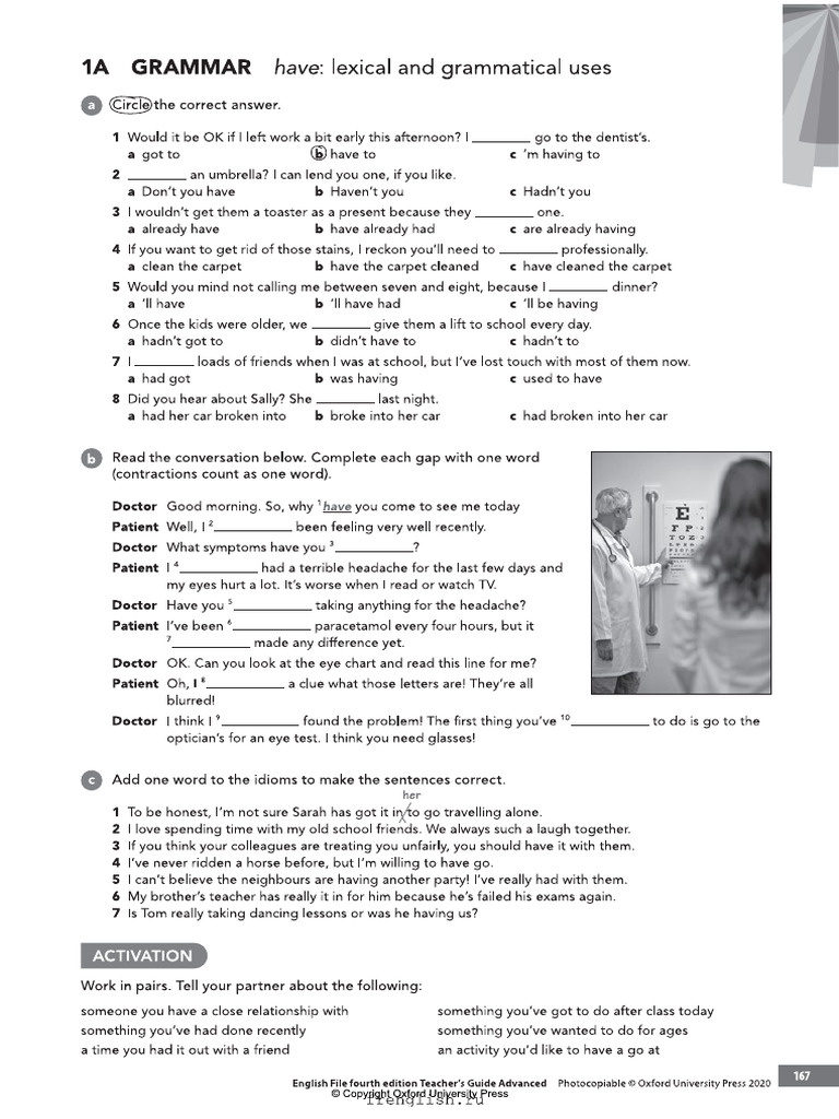 Advanced Review Units 1 To 5 | PDF