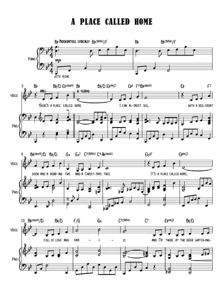 A Place Called Home (A Christmas Carol) | PDF