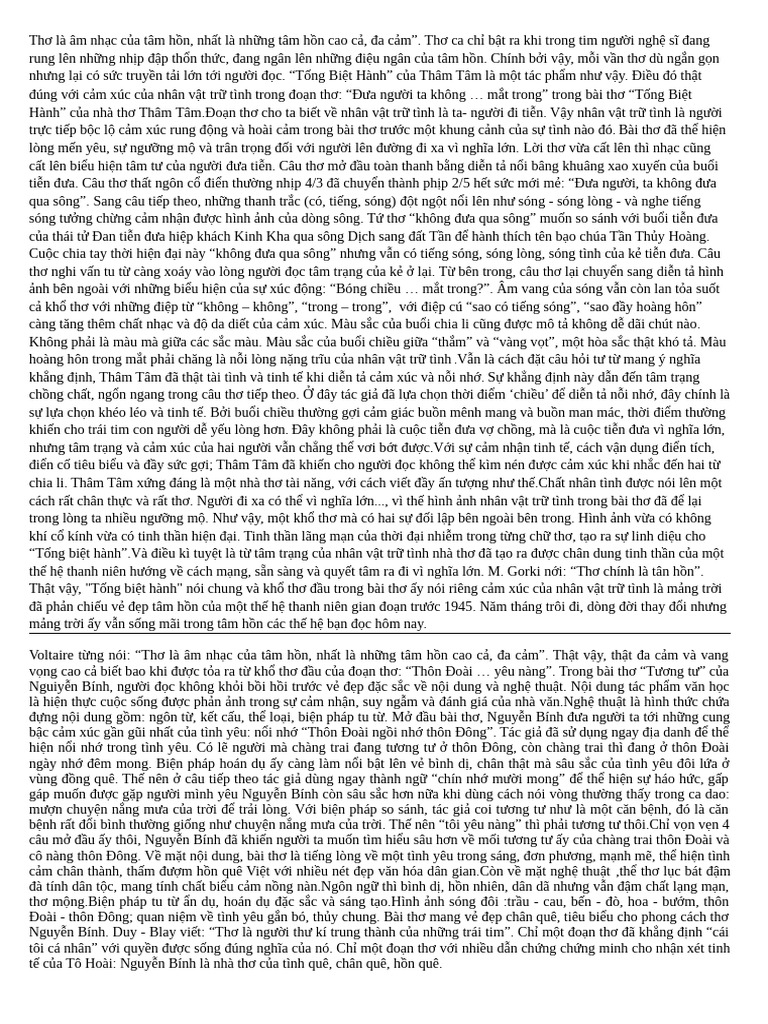 Thơ Là Âm NH C C A Tâm H N | PDF