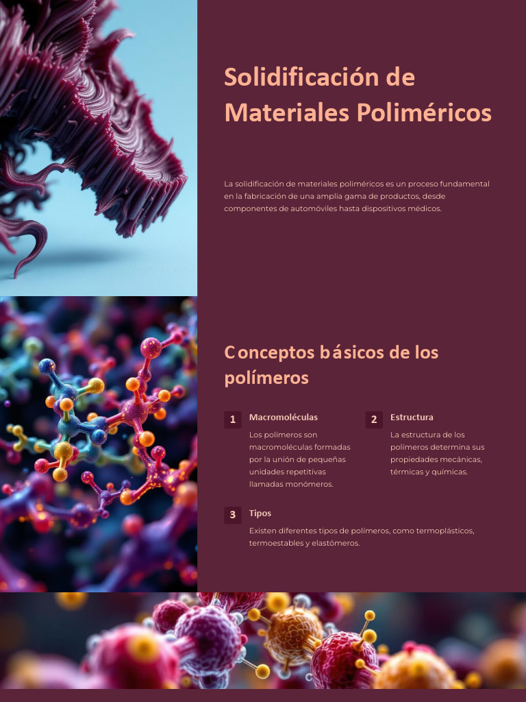 Solidificacion de Materiales Polimericos | PDF | Polímeros | Impresión 3d