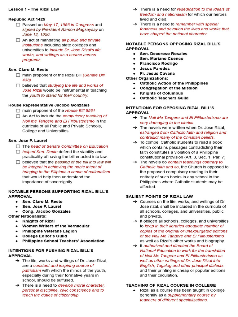 Rizal Rev | PDF | Philippines