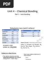 Class 9/10 Cbse Valency Table | PDF