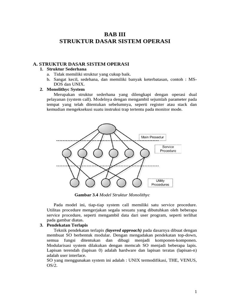 BAB III_SISTEM OPERASI | PDF