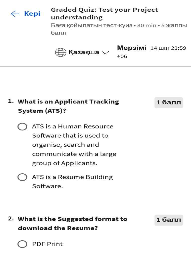 Build A Professional Resume Using Canva Coursera | PDF