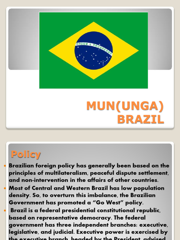 MUN unga | PDF | Brazil | Poverty