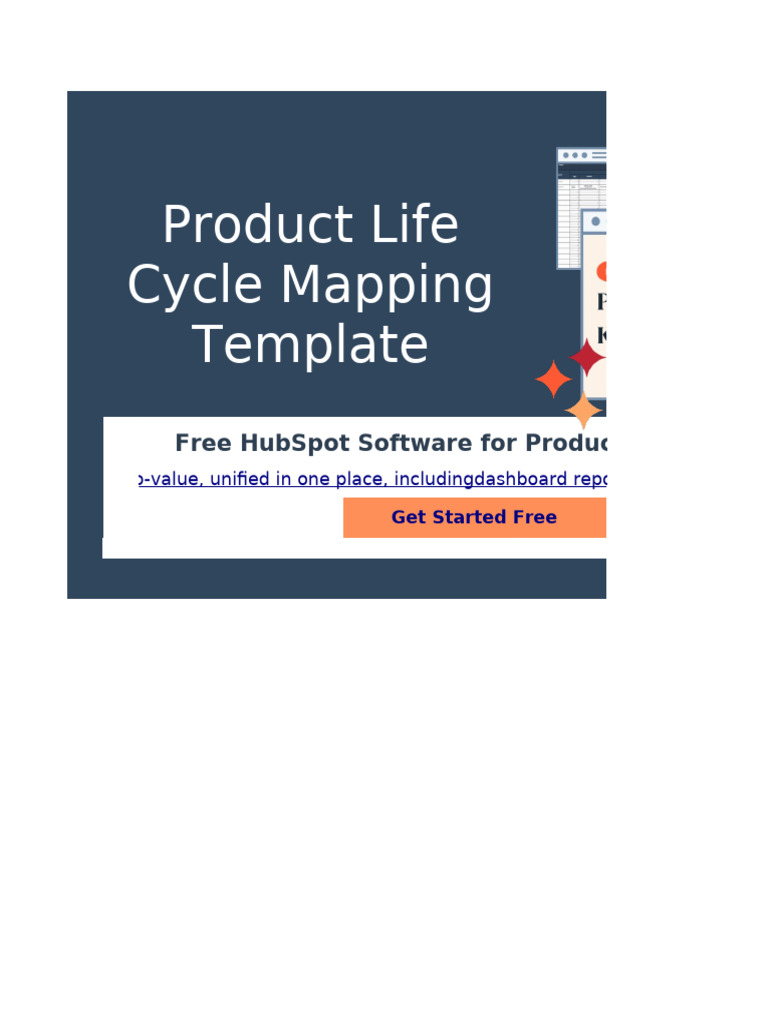 עותק של HubSpot's Product Marketing Kit - Product Life Cycle Mapping ...