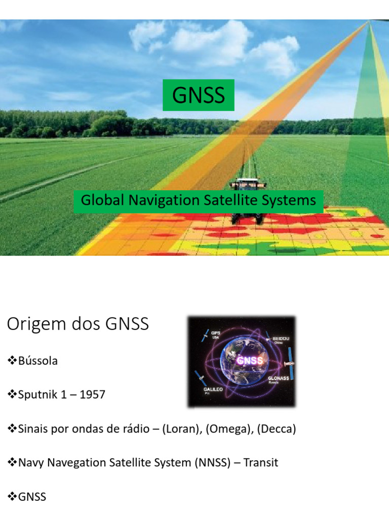 Sistemas GNSS: Tipos e Funcionamento | PDF