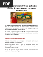 E-BOOK BAC BO Padrões Validados | PDF | Cor