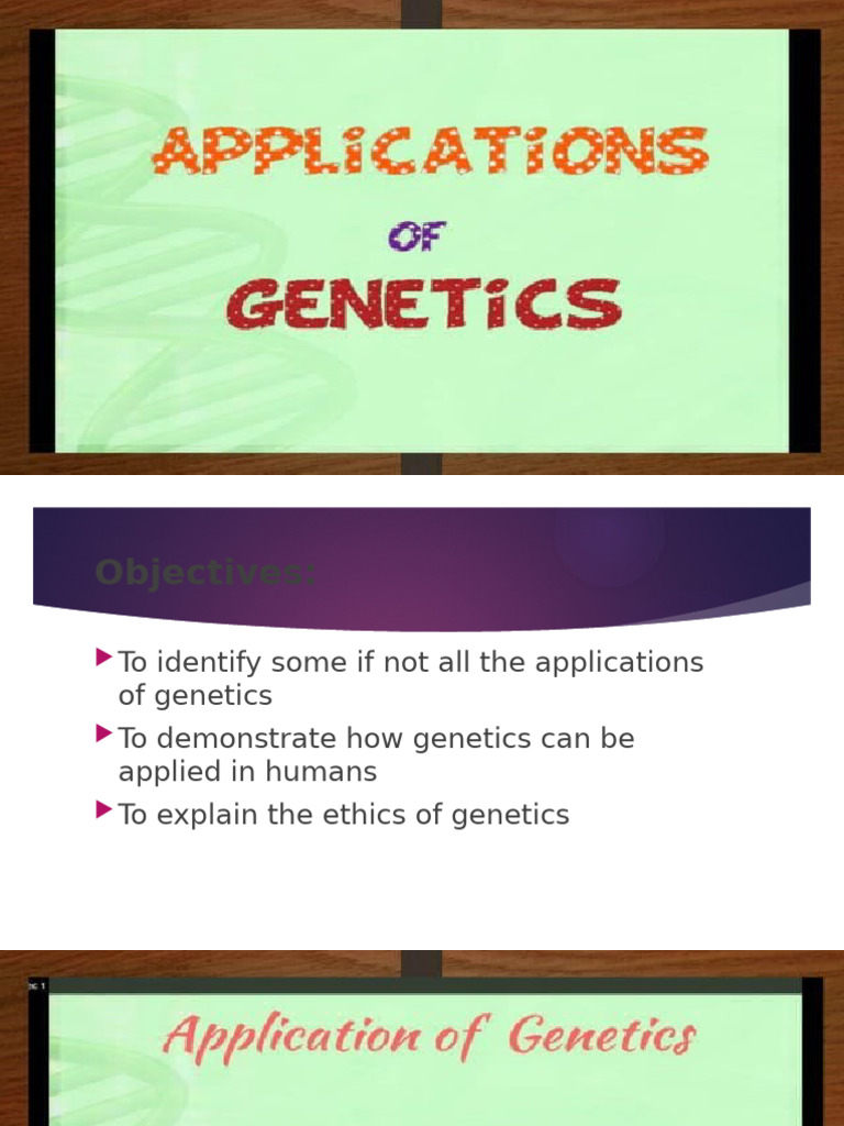 Application-of-Genetics | PDF