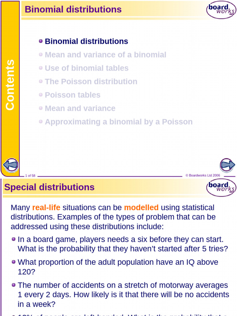 Binomial and Poisson | PDF | Poisson Distribution | Teaching Mathematics