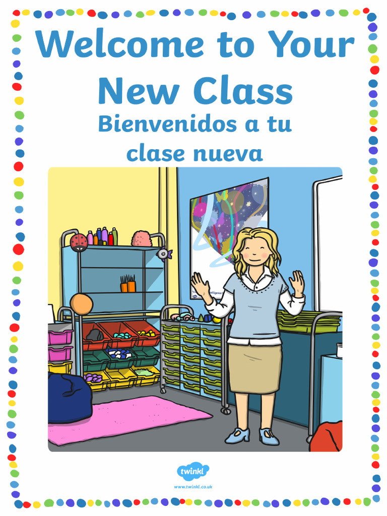 Welcome To Your New Class Booklet English and Spanish | PDF
