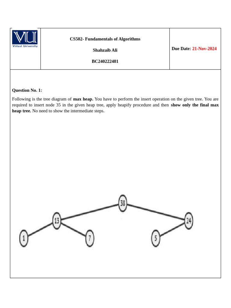 Fall 2024 - CS502 - 2 | PDF