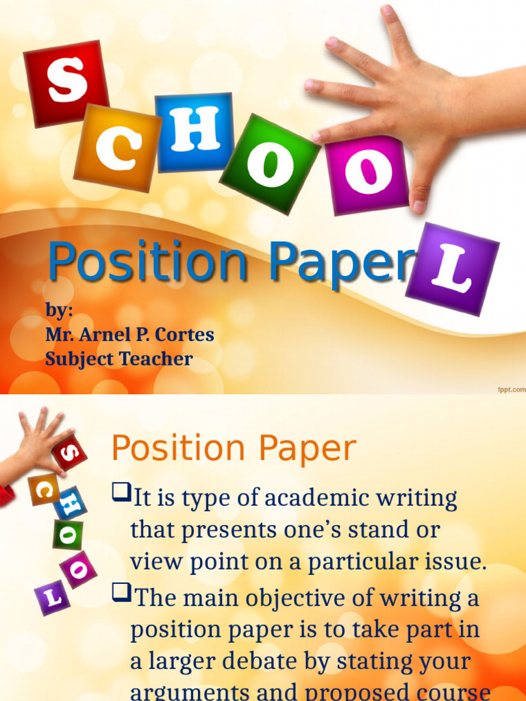 Writing Effective Position Papers | PDF