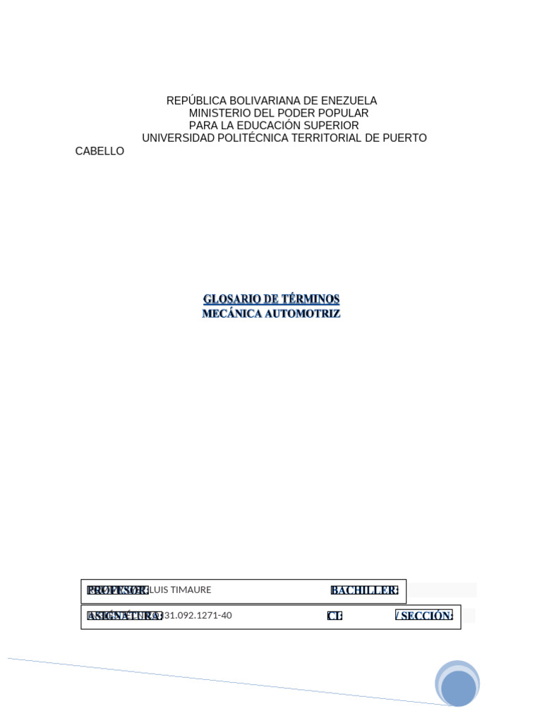 Glosario Timaure | PDF | Whisky | Coche