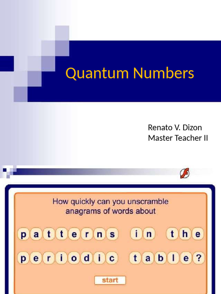 Quantum Numbers | PDF