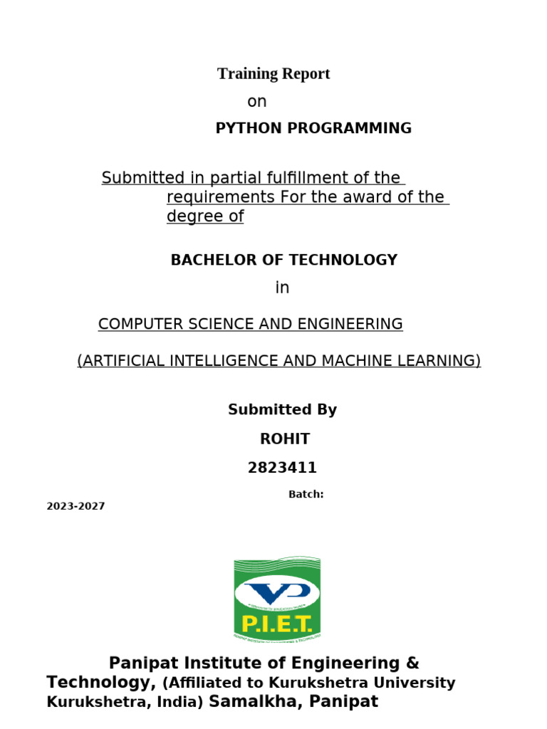 sem rk | PDF | Python (Programming Language) | Programming Language