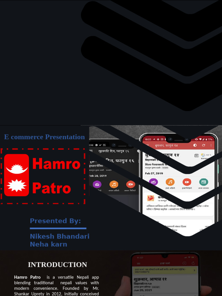 Hamro Patro | PDF | Mobile App | Mobile Software