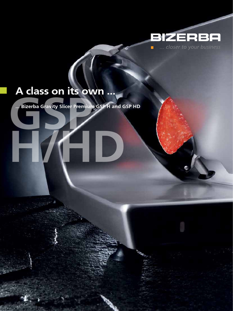Bizerba GSP Slicers | PDF | Dishwasher