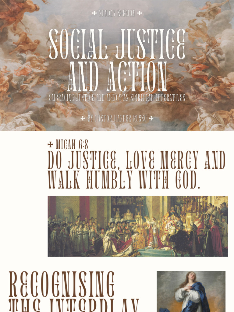 Social Justice: Embrace Justice & Mercy | PDF