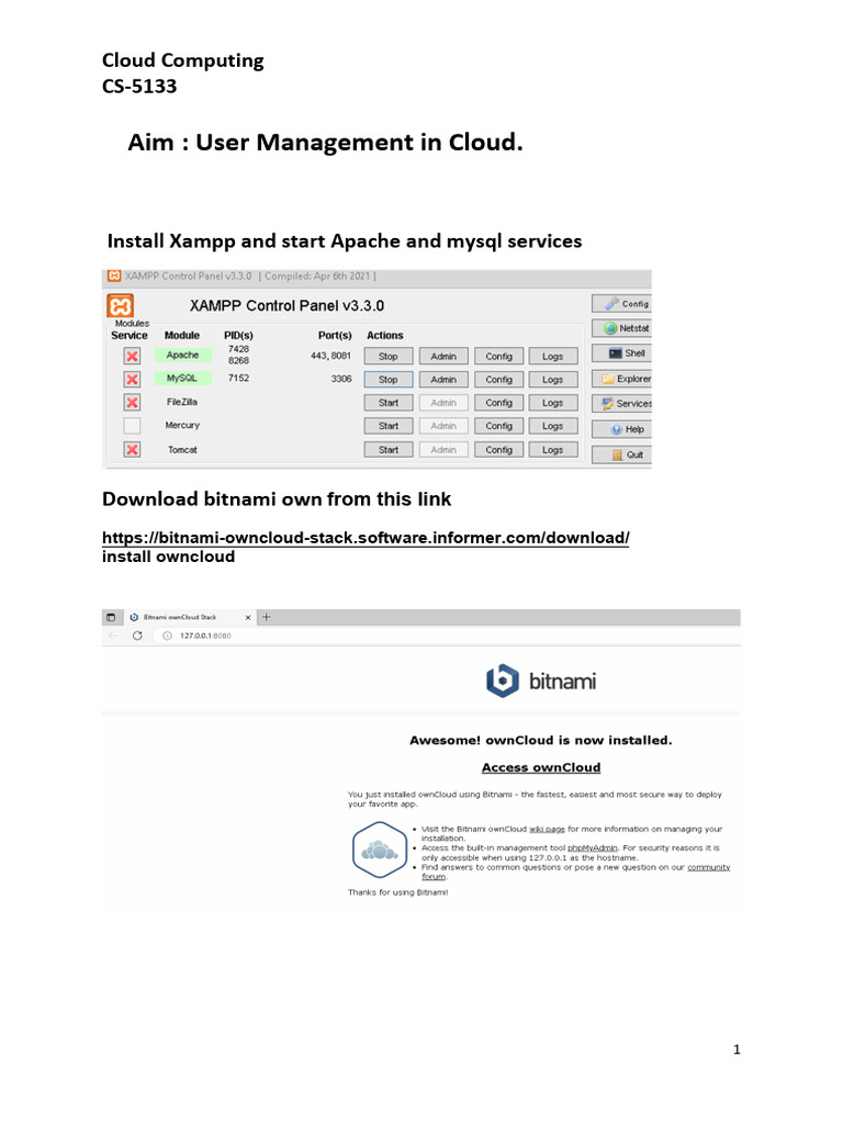ccpracticalusermanagementcloud | PDF | User (Computing) | Login