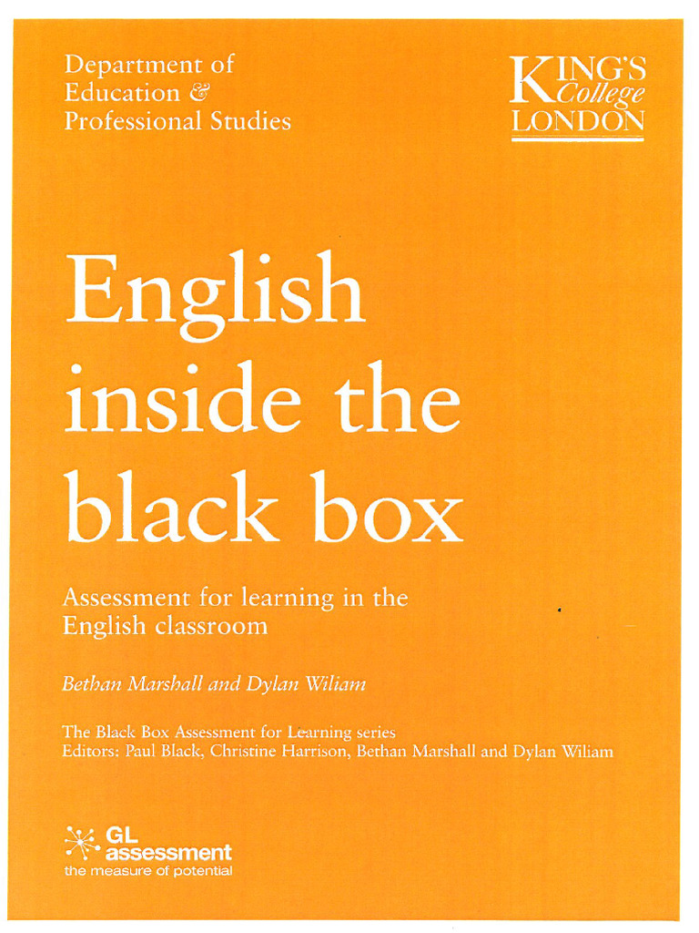 English Inside The Black Box | PDF