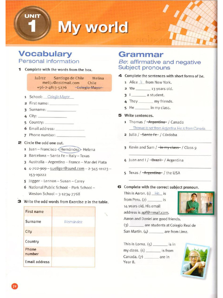 ON THE PULSE. Starter. WORKBOOK. Unit 1 | PDF