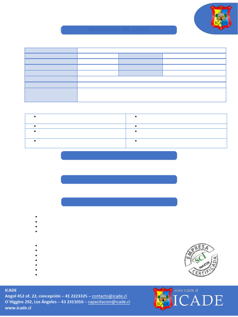 Manejo De Herramientas Basicas De Excel Icade Pdf Hoja De Cálculo