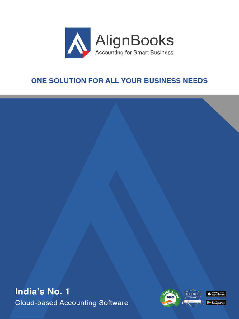 AlignBooks Features and Details | PDF | Point Of Sale | Computing