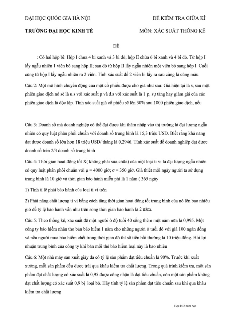 xac-suat-thong-ke__de_-kie_m-tra-giu_a-ki_---de-3 - [cuuduongthancong.com] | PDF