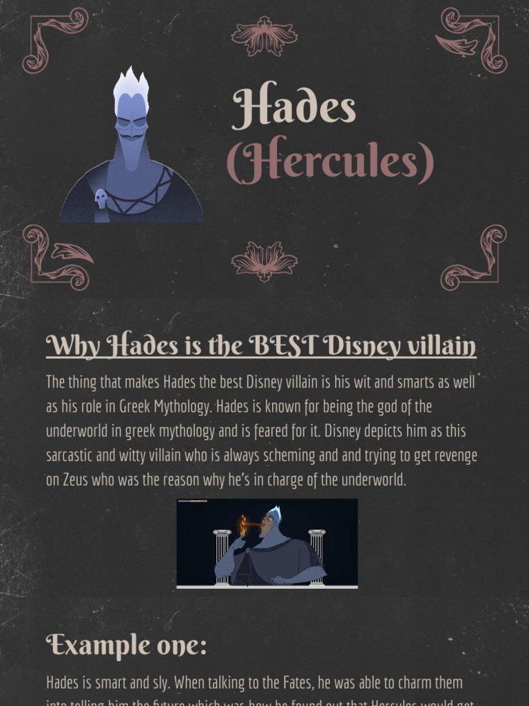 Disney Villain Project - Hades (Hercules) PDF | PDF