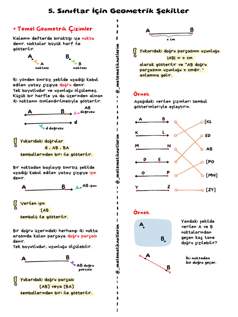 Sınıf Geometrik Şekiller | PDF