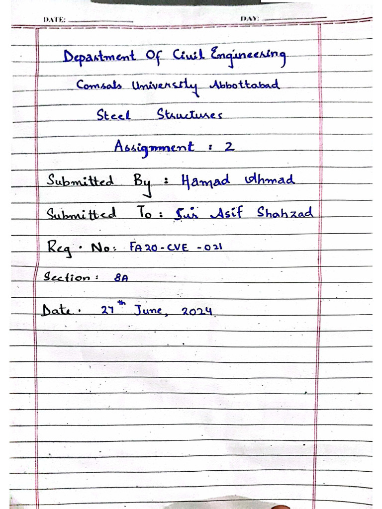 Steel Assignment | PDF