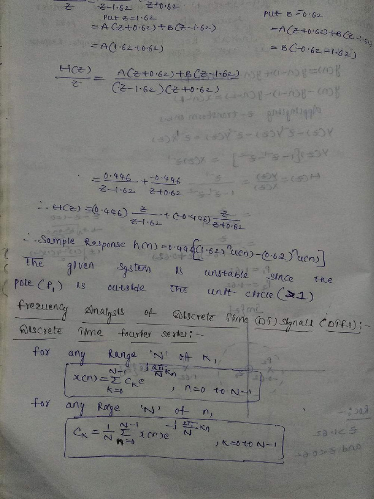 Dsp Unit II Notes | PDF