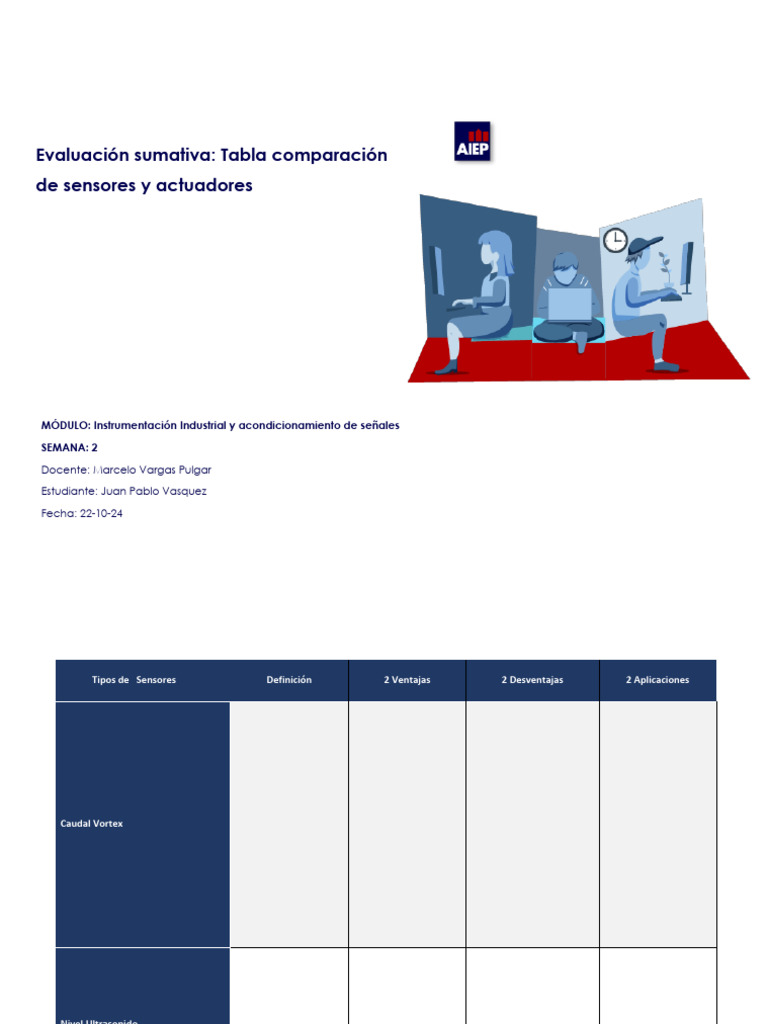 Actividad Sumativa Semana 2 | PDF | Sensor | Ingeniería mecánica