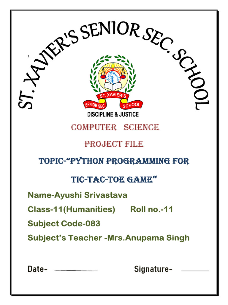 Computer Computer Science Project File | PDF