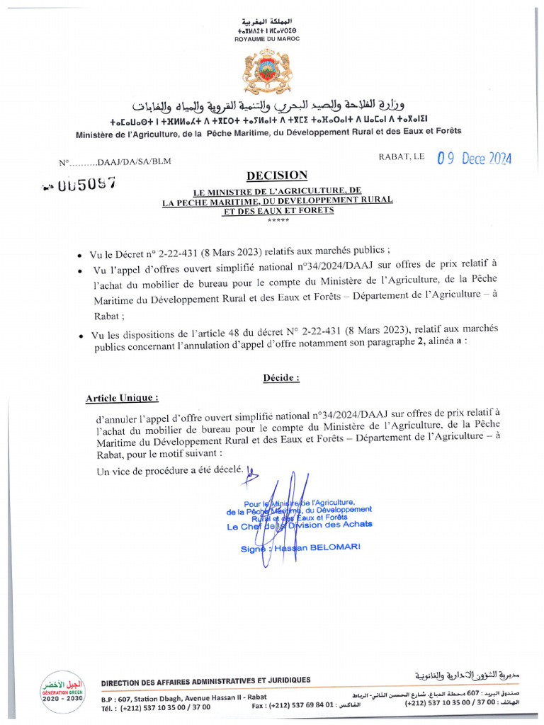 Decision Annulation 34 | PDF