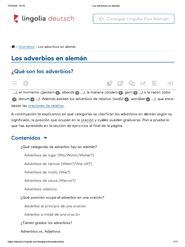 7. ADVERBIOS | PDF