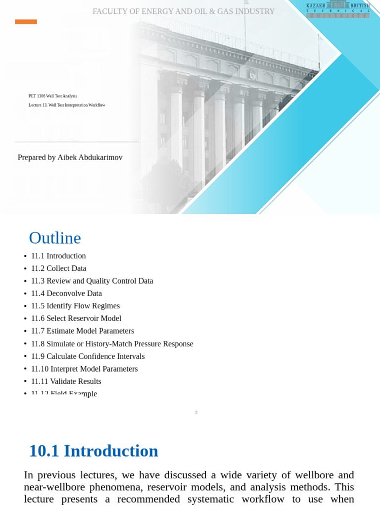Well Test Interpretation Workflow Guide | PDF | Petroleum Reservoir ...