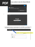 Pasos para Cambiar La Contraseña Del Router Mercusys | PDF