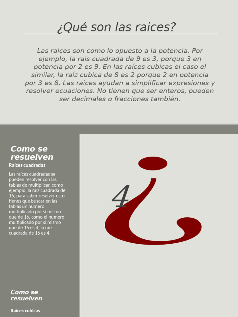 Qué Son Las Raices | PDF