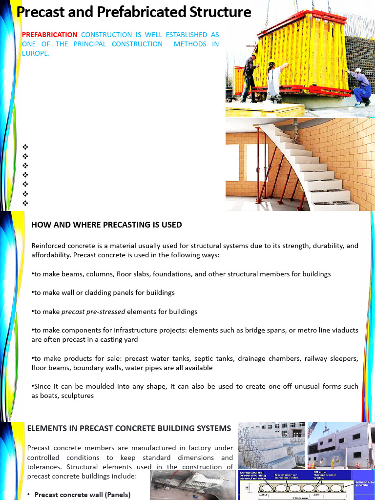 Lecture 2 - Precast and Prefabricated Structures 7 25 | PDF | Precast ...