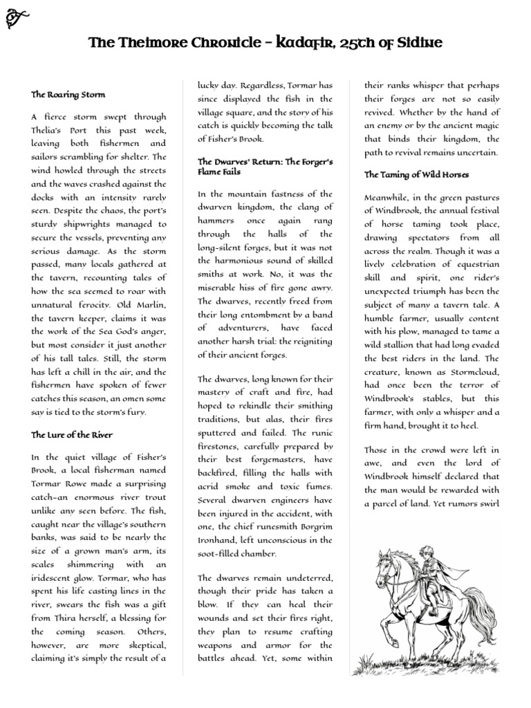 25th of Sidine | PDF | Dwarf (Dungeons & Dragons)