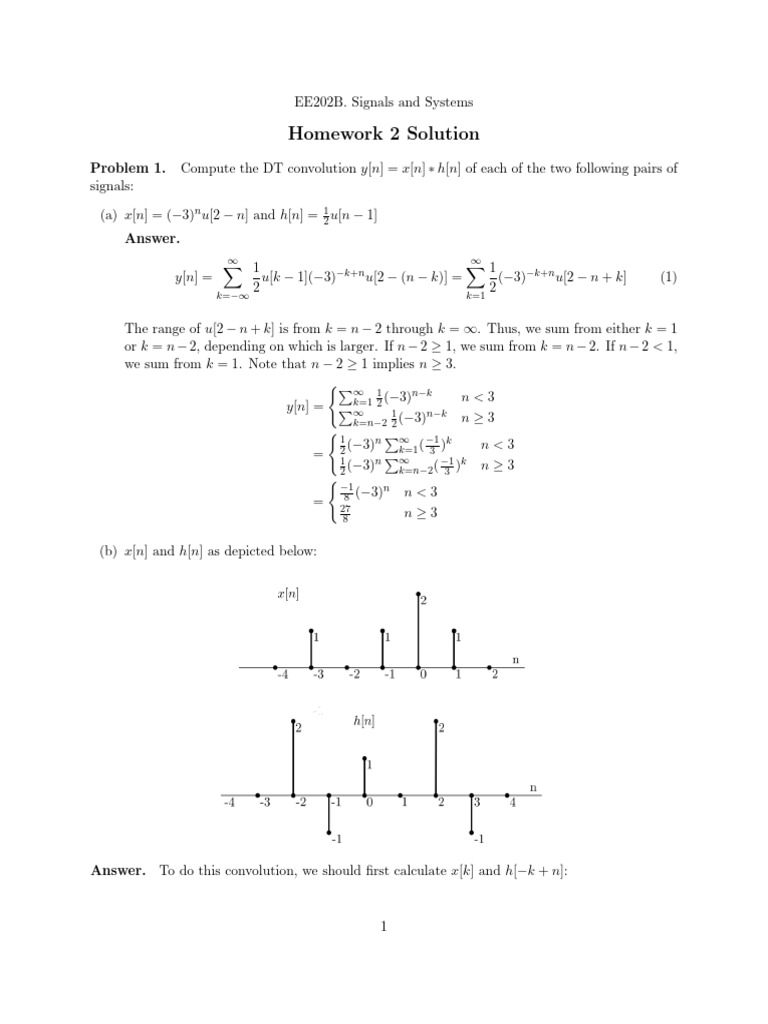 HW2 Solution | PDF | Control Theory | Electrical Engineering