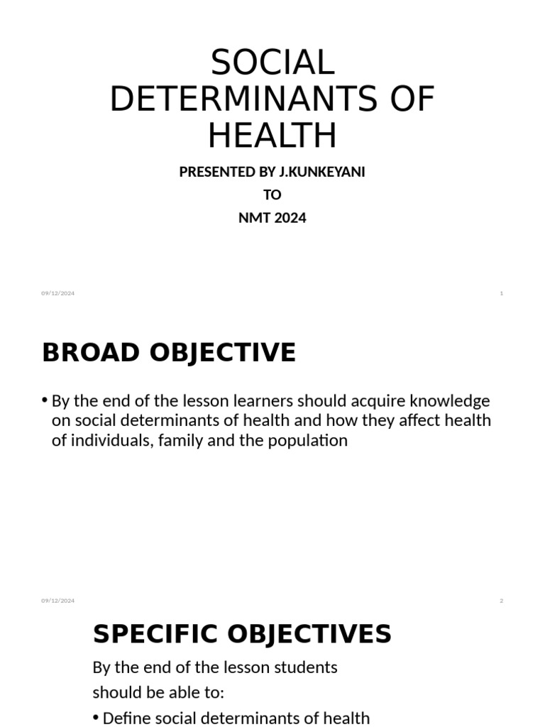 Understanding Social Determinants of Health | PDF | Poverty | Poverty & Homelessness