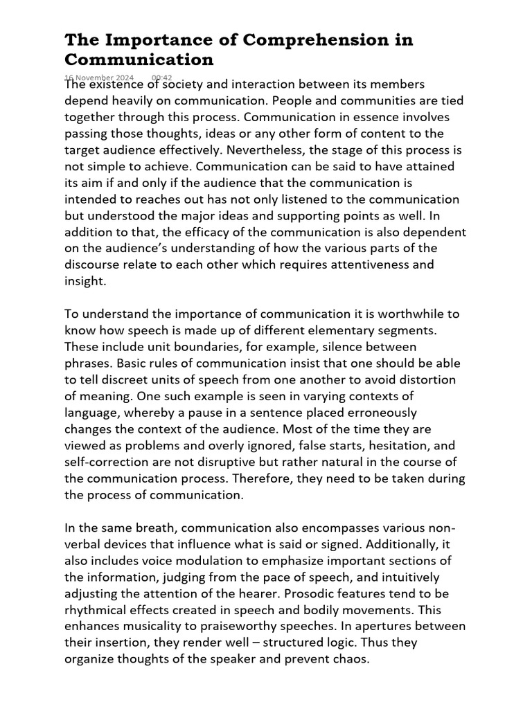 Effective Communication Techniques | PDF | Communication | Nonverbal ...