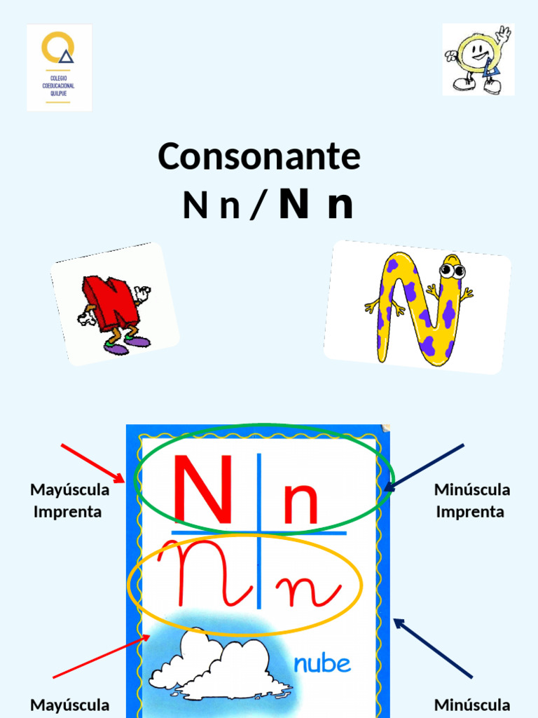 Consonante N: Uso y Ejemplos | PDF