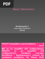 EC205 Electronic Circuits PDF | PDF | Electronic Oscillator | Amplifier
